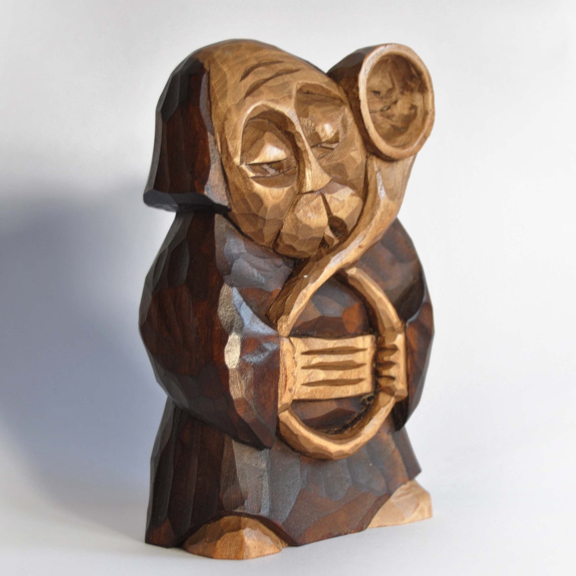 TUBA PLAYER Handcrafted Wooden Sculpture - Etsy