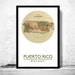 PUERTO RICO City Poster City Map Poster Print Vintage - Etsy