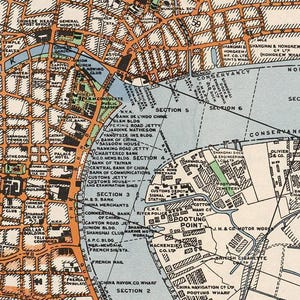 Vintage Shanghai Map 1945 | China Wall Art Print - Etsy