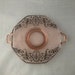 DAUM French CRYSTAL Spade Leaf Candy or Nut Bowl Dish Heavy Clear Glass ...
