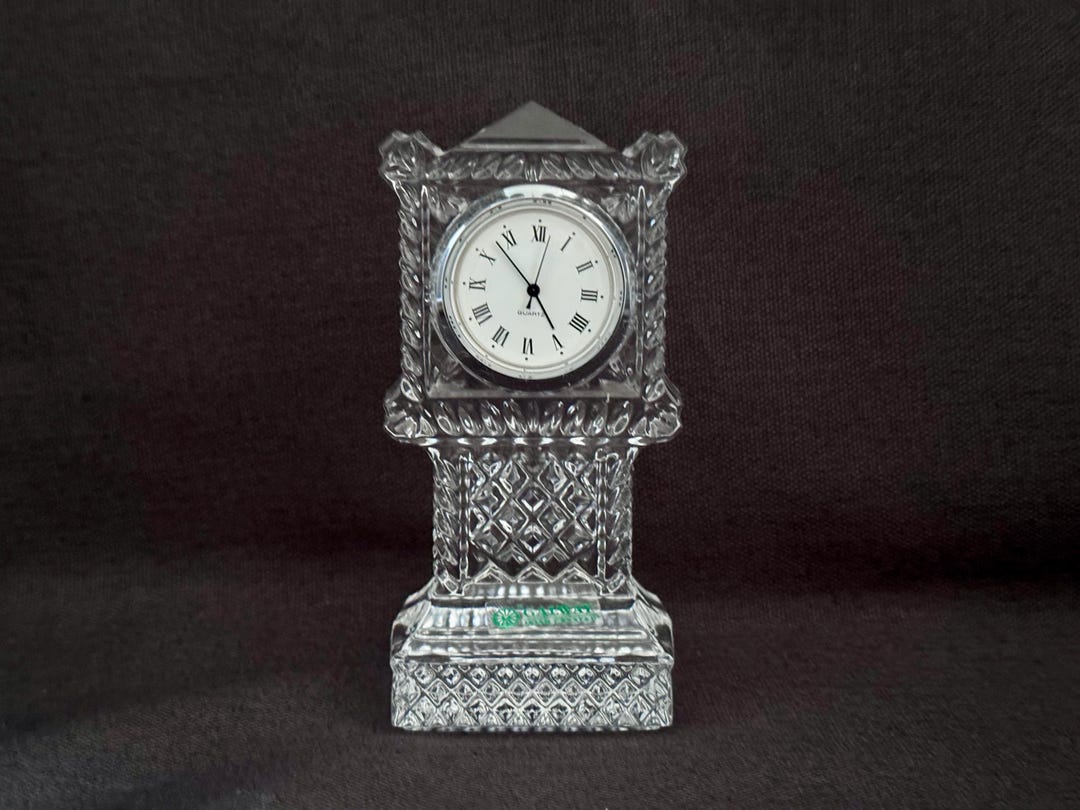 Galway Irish Crystal Clock: 4" Sparkling Accent Piece - Etsy
