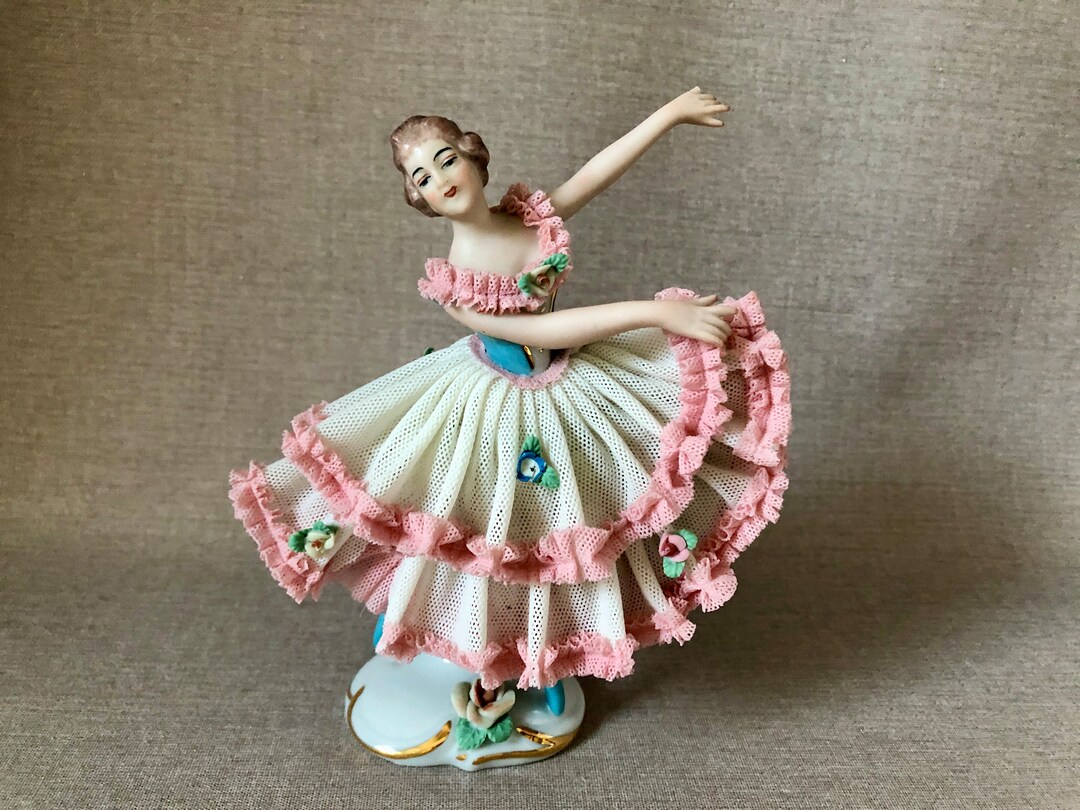 Vintage German Ballerina Figurine: Friedrich Wessel China Tutu ...