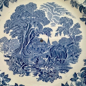 ENOCH WEDGWOOD "woodland" Dinner Size Plate W Hole Ready for Handle ...