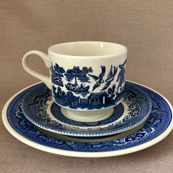 Churchill Blue Willow - Etsy
