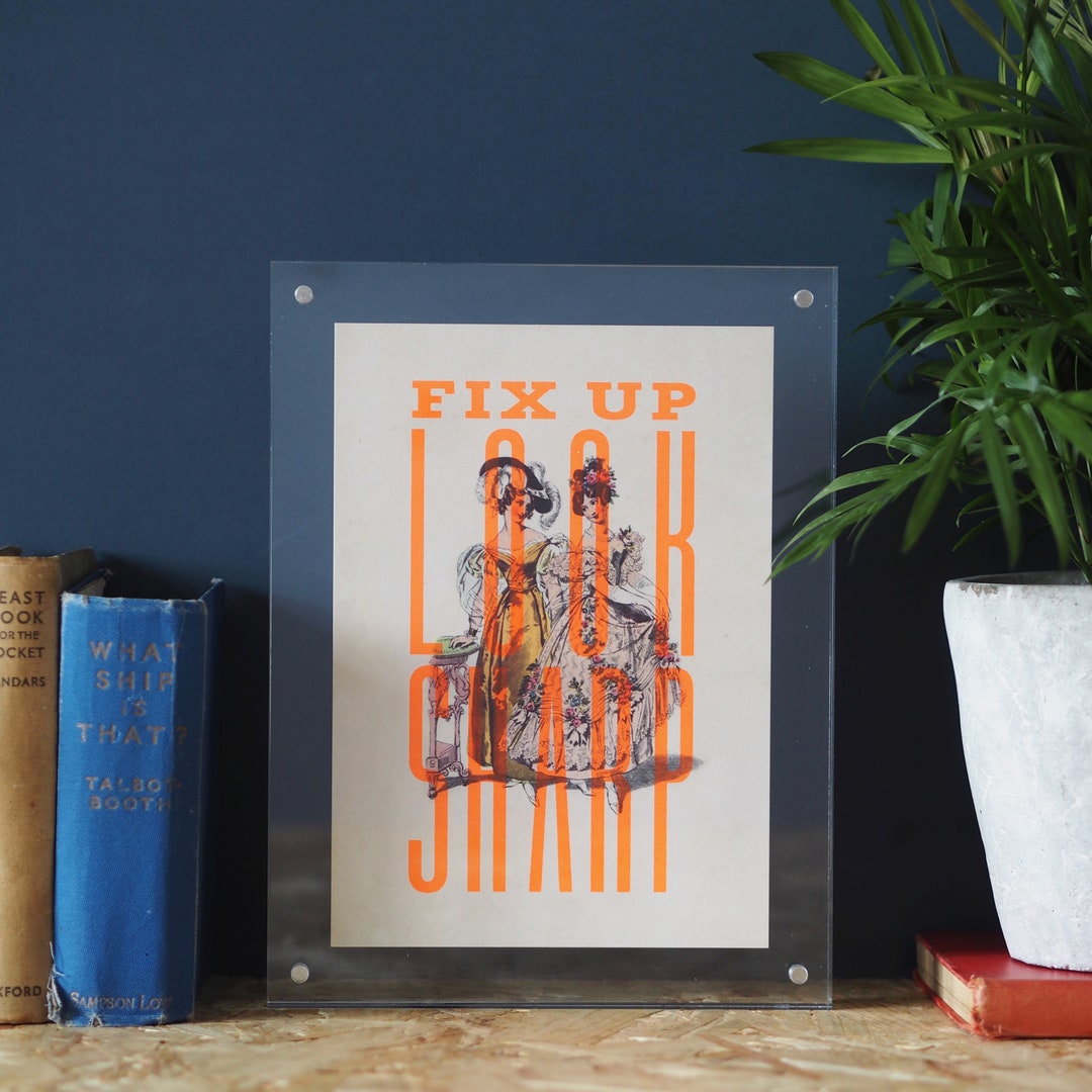 Fix up Look Sharp Screenprint, Unframed - Etsy