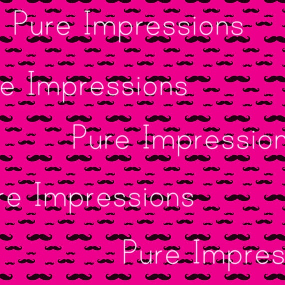 Mustache Digital Paper, Paper Pack, Digital Scrapbooking, Mustache ...