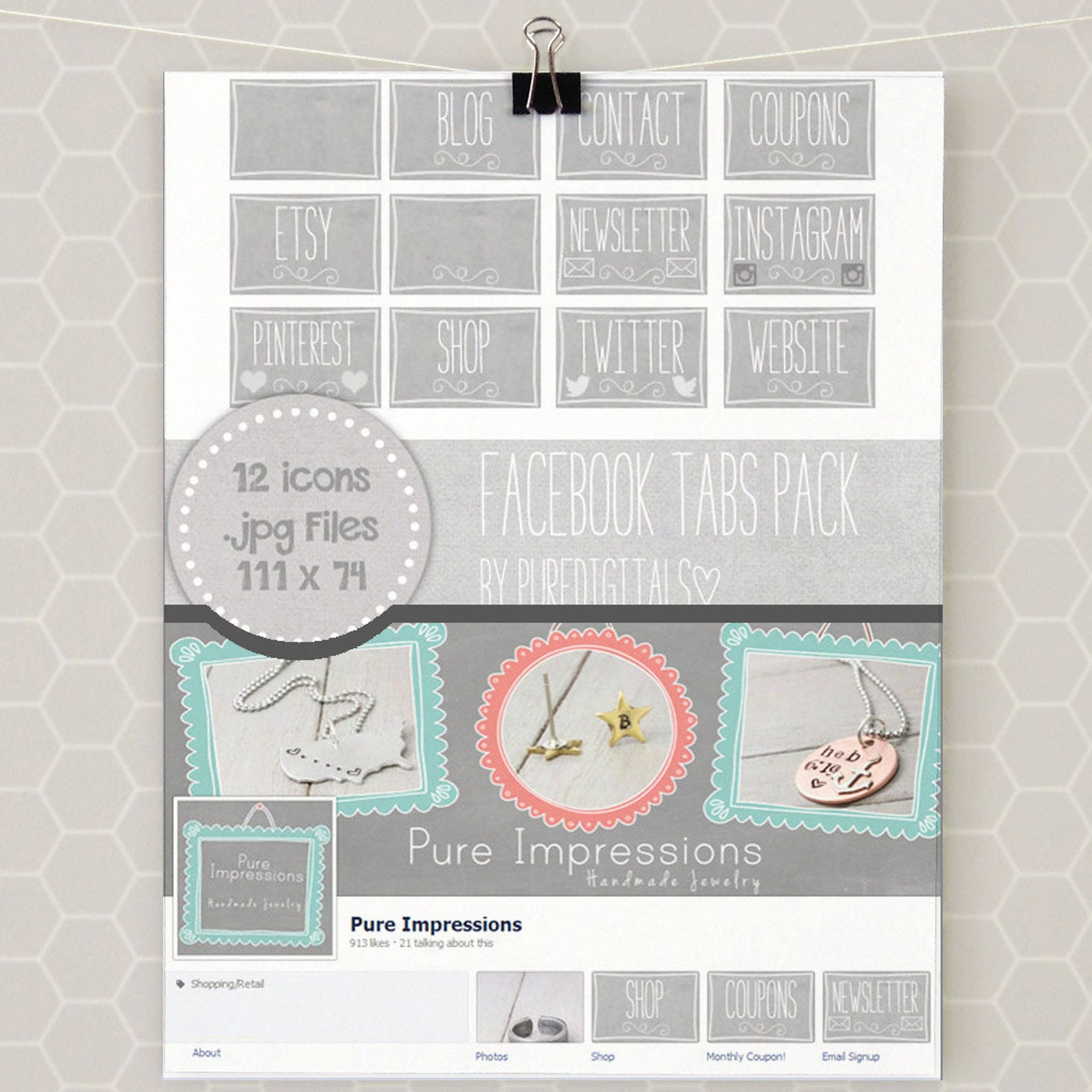 Facebook Tabs, Social Media Icons, Blog Buttons, Timeline Tab Images ...
