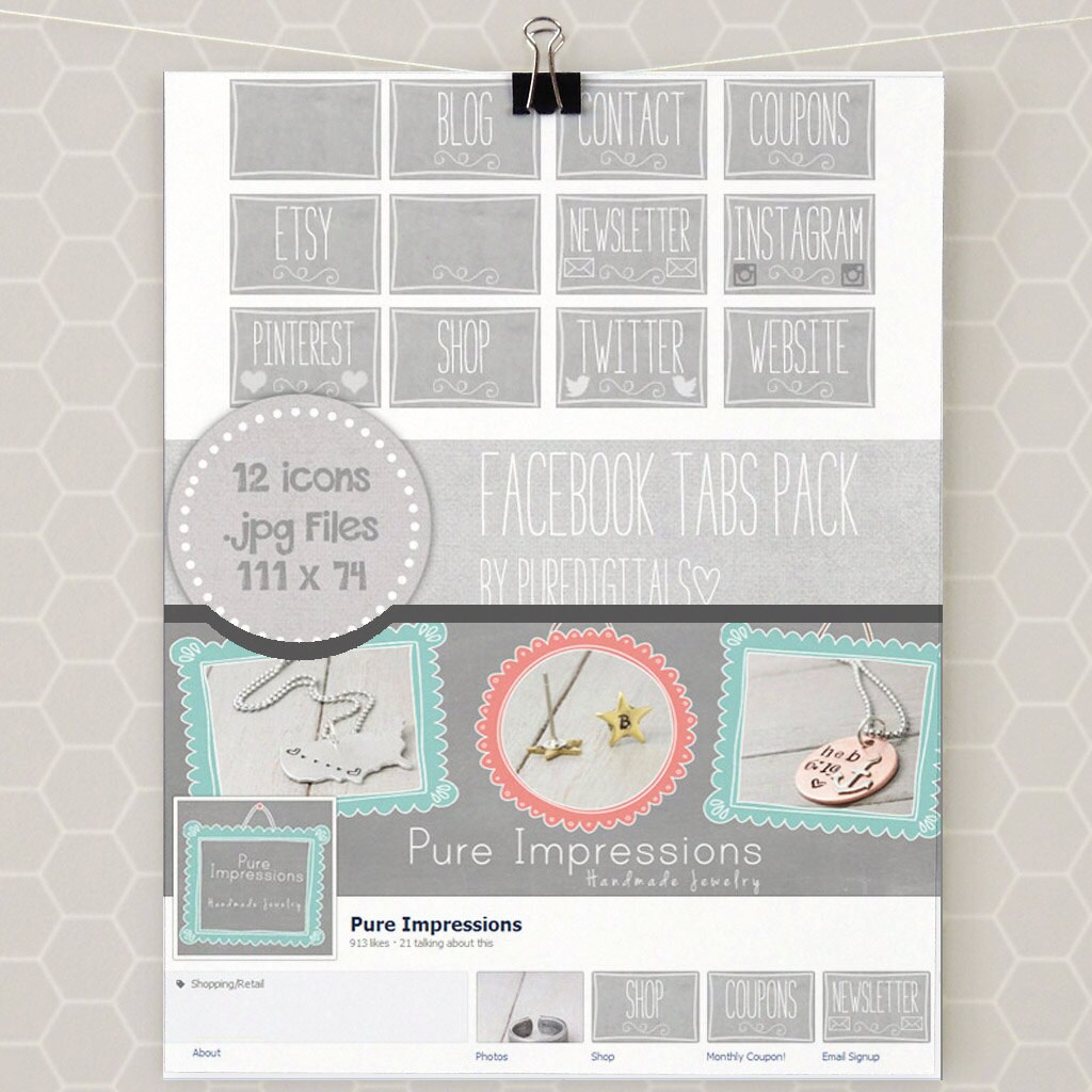 Facebook Tabs, Social Media Icons, Blog Buttons, Timeline Tab Images ...