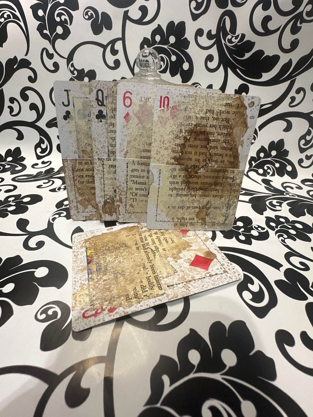 Altered Playing Card Pockets 5 Pack Art Scrapbooking Junk Journal