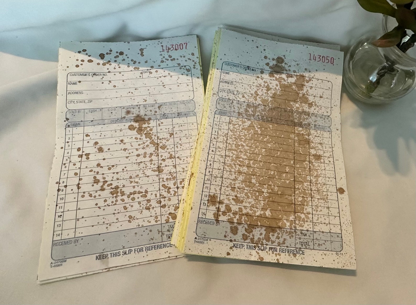 Vintage Style Receipt Ephemera - 10 Pack, Altered, Grungy, Grubby, Junk ...