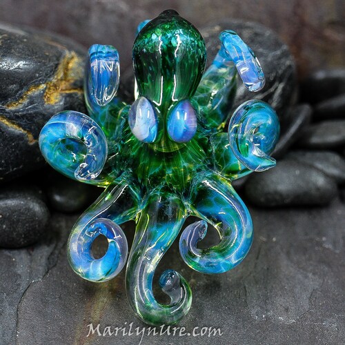The Firefly Kraken Collectible Wearable Boro Glass Octopus - Etsy