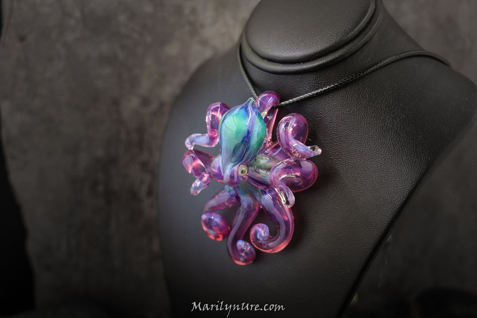 The Lunar Telemagenta Kraken Collectible Wearable Boro Glass | Etsy