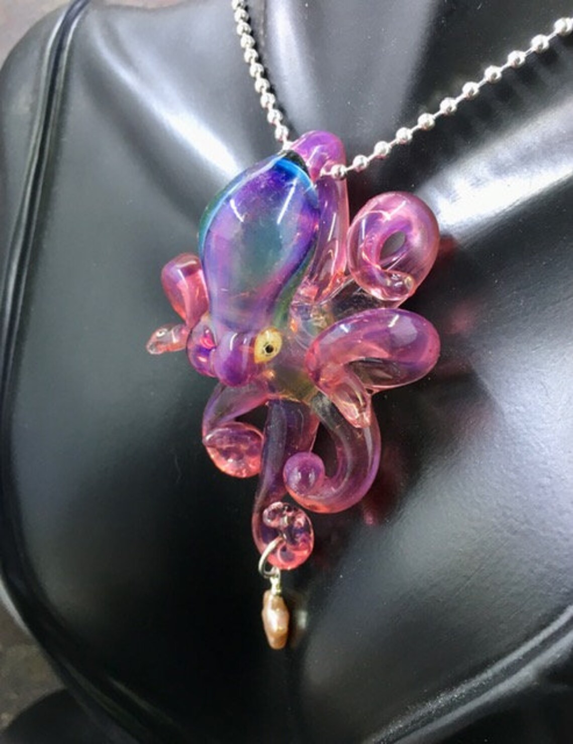 The Telemagenta Pearl Kraken Collectible Wearable Boro Glass - Etsy