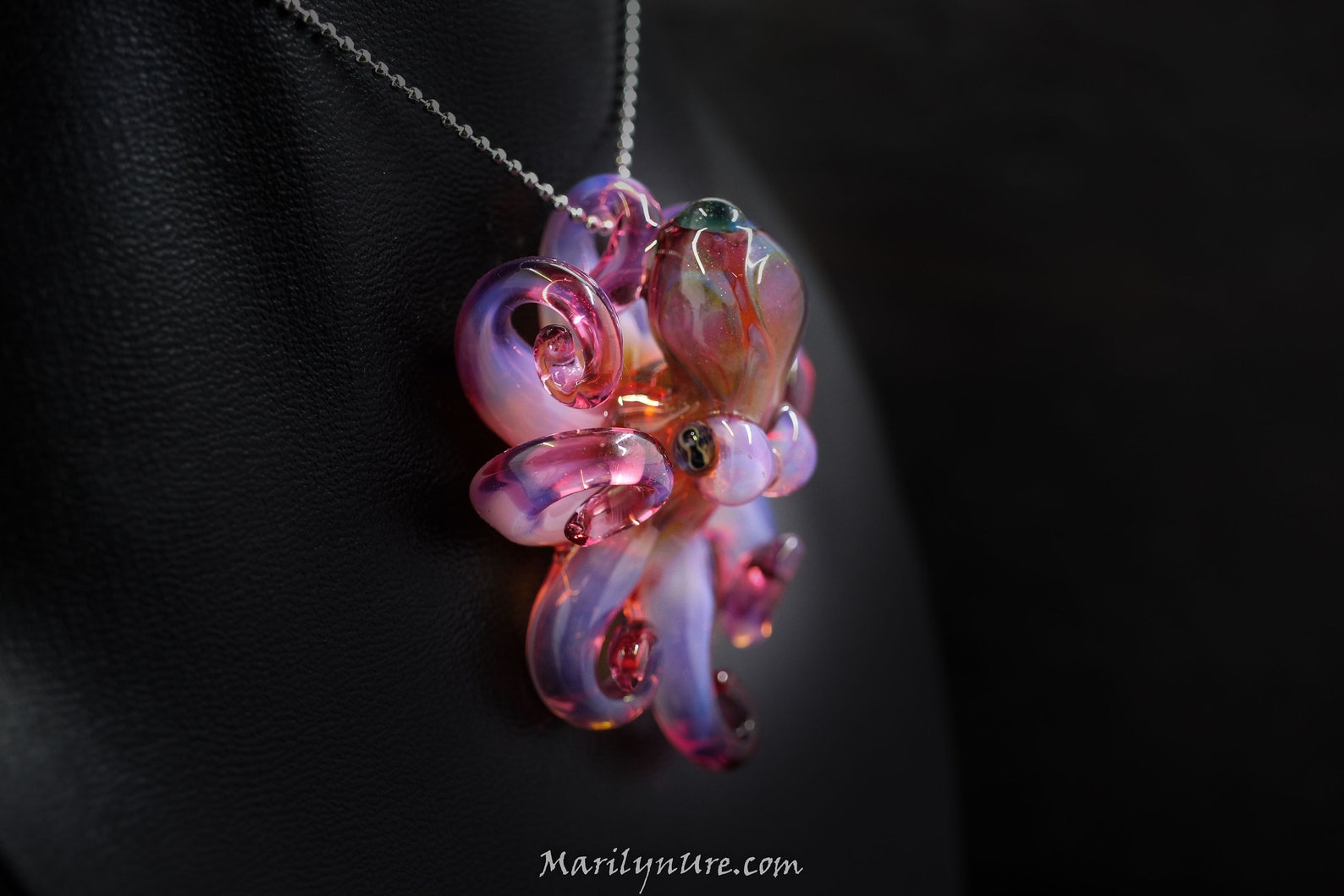 The Blood Moon Kraken Collectible Wearable Boro Glass Octopus - Etsy