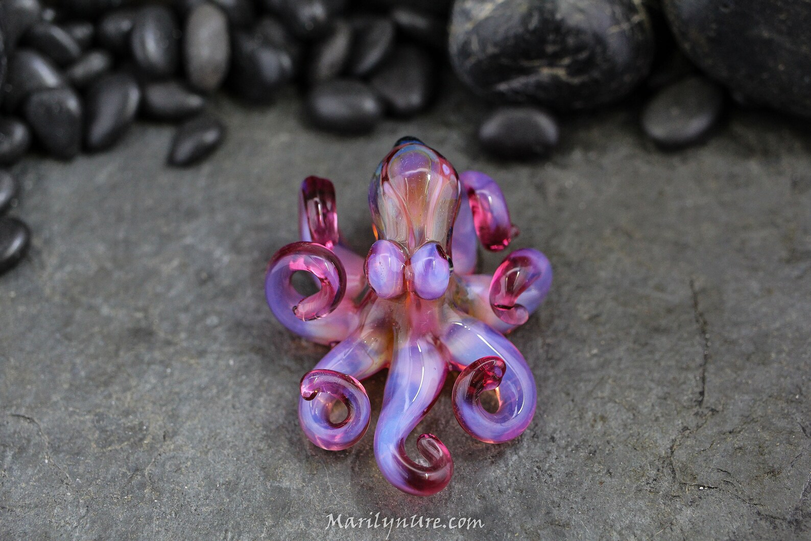 The Blood Moon Kraken Collectible Wearable Boro Glass Octopus - Etsy