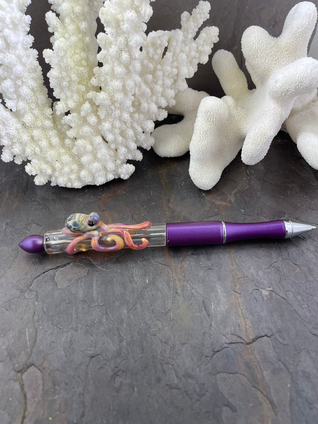Honey Purple Octo Pen - Comes With a Free Refil - Etsy