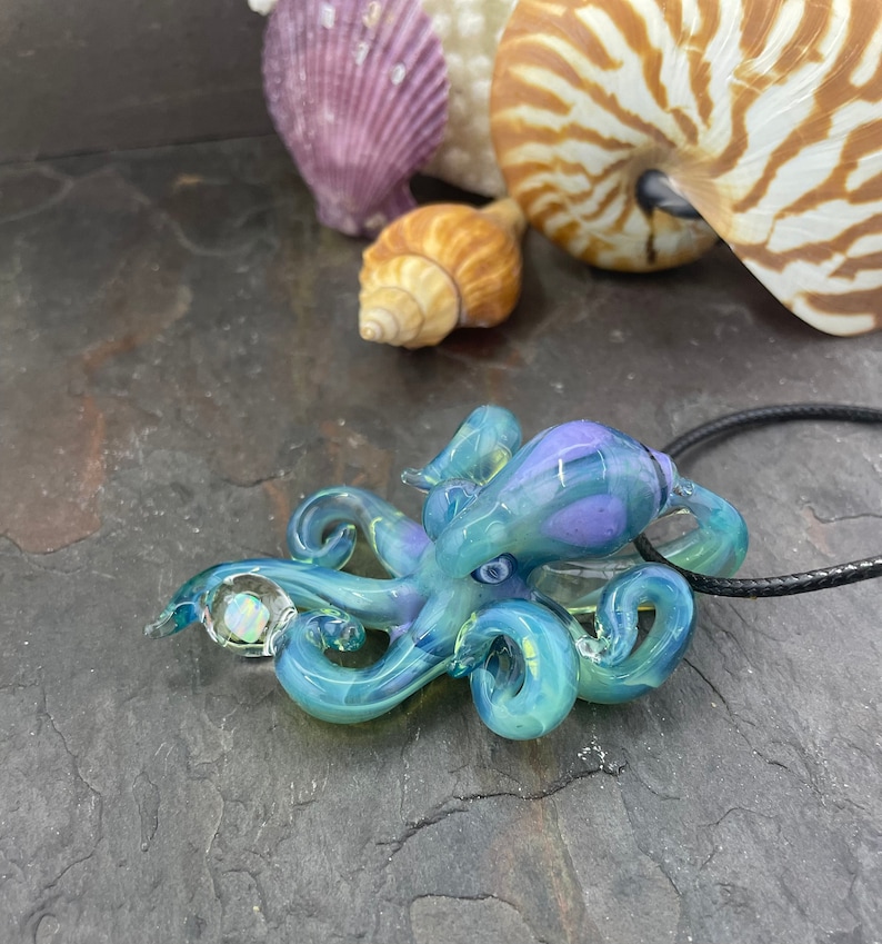 The Aquamania Kraken Collectible Wearable Boro Glass Octopus - Etsy