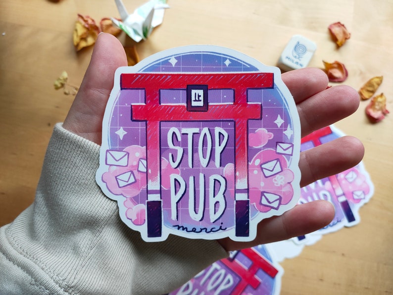 Torii Big Stop Pub Sticker by Poncho - Etsy