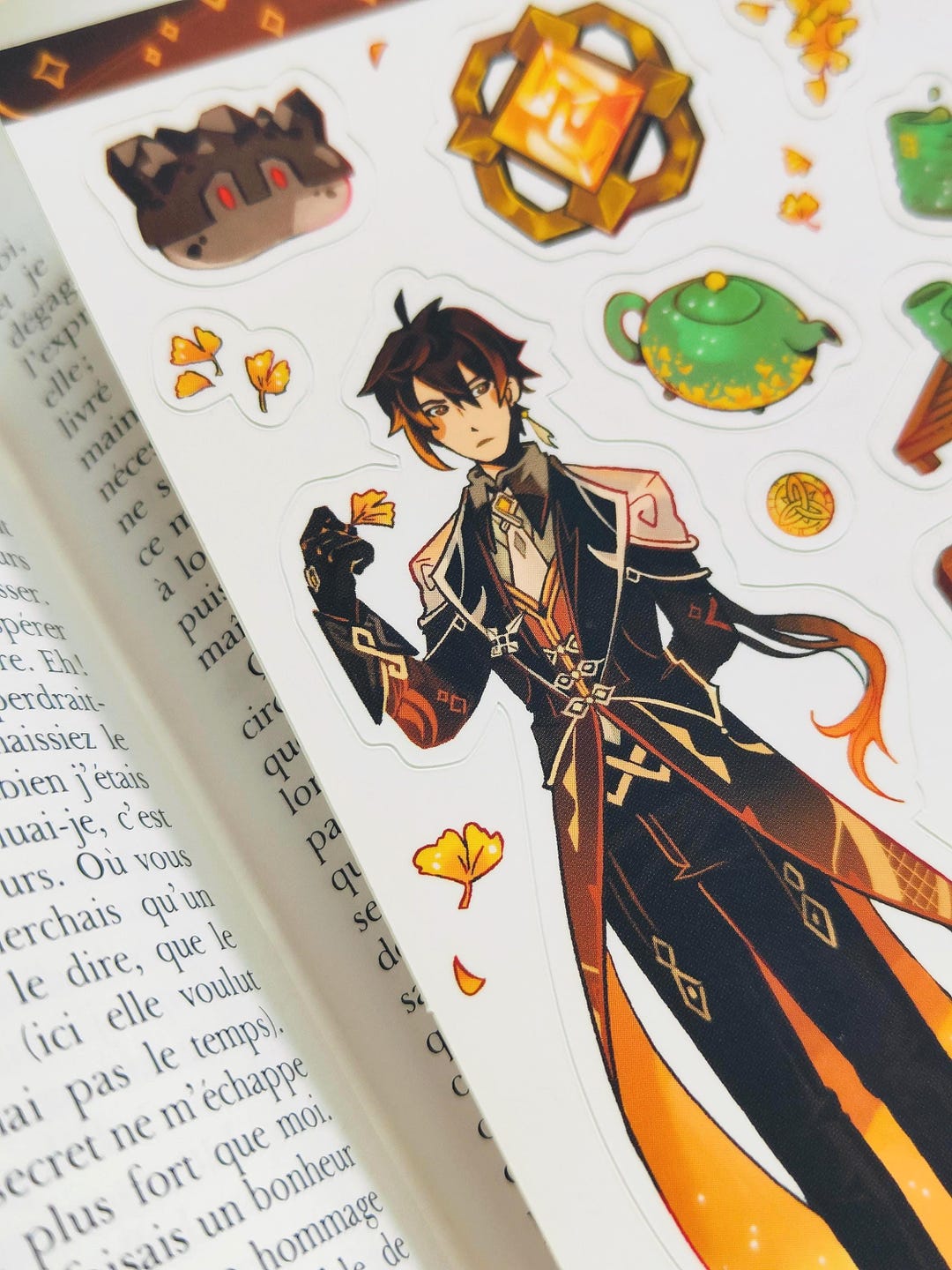 Zhongli - Stickers Sheet A6 Size - Etsy