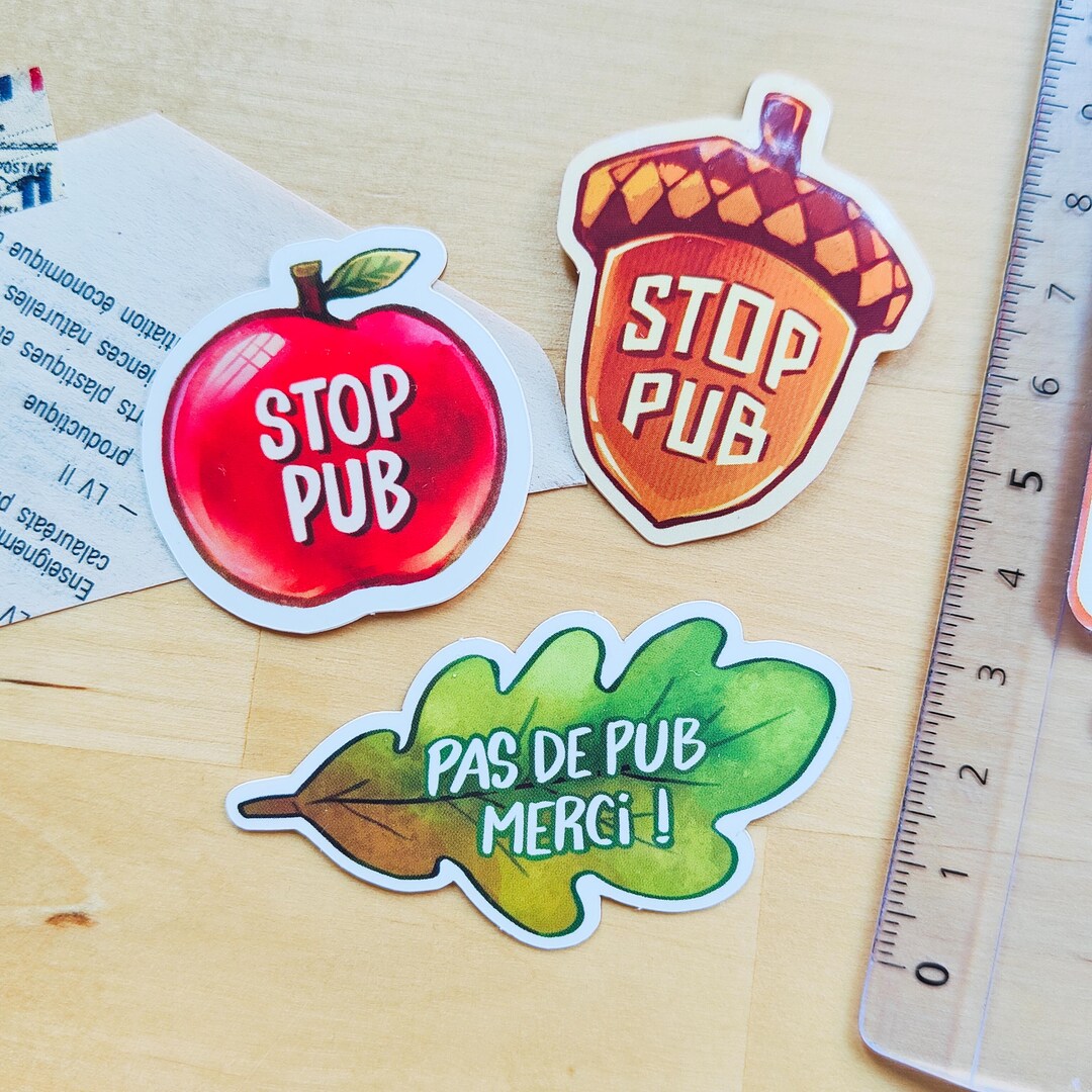 Oak - Set of 3 Little Stop Pub Stickers - Etsy