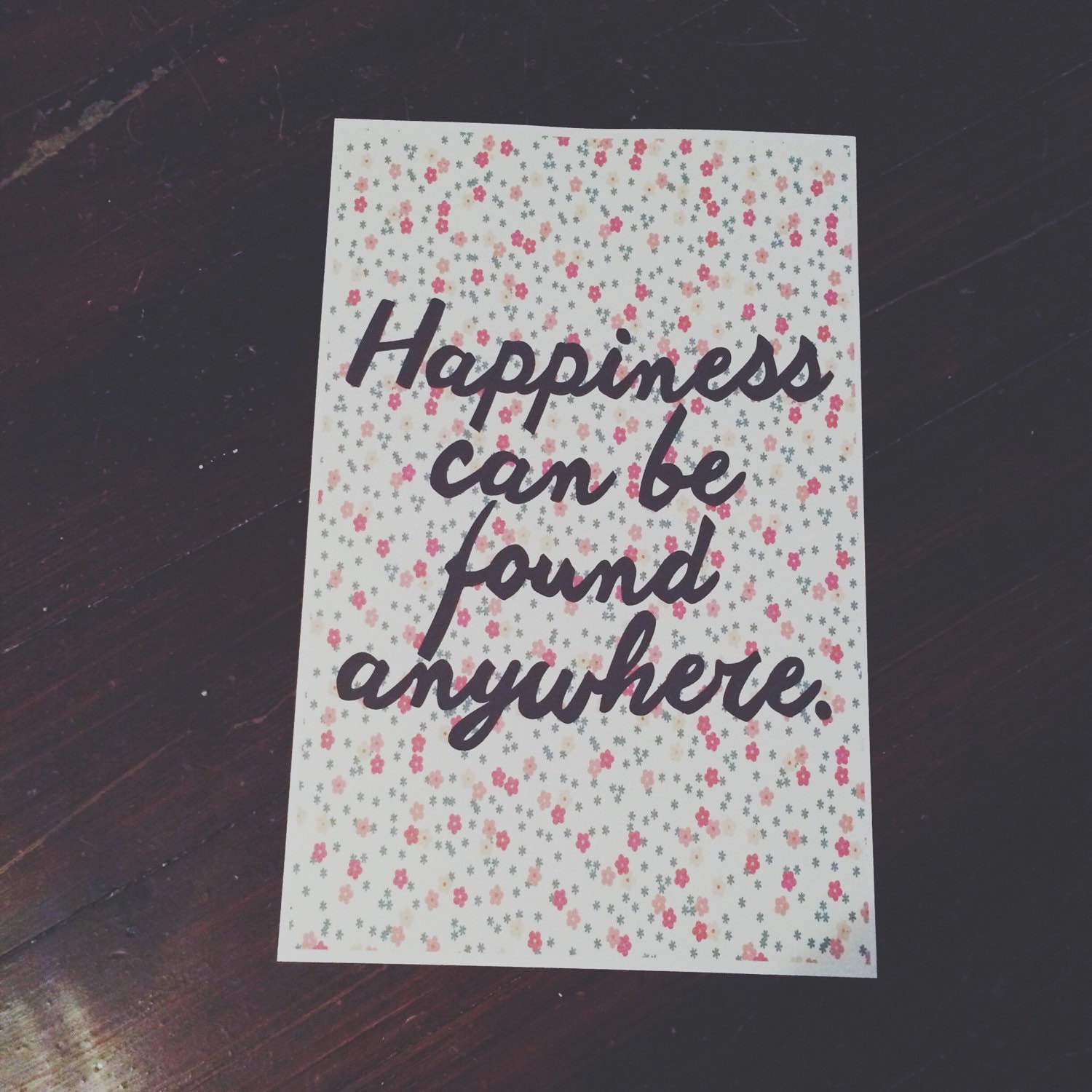 Happiness Quote Wall Art Quotes Quotes Poster Poster Quote | Etsy