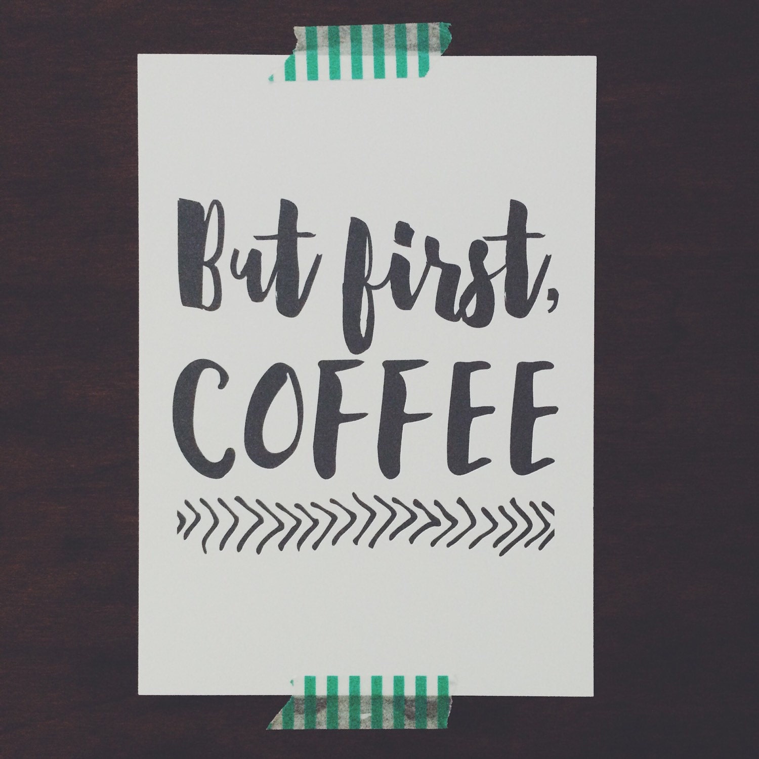 But First Coffee Print Wall Art Quote Trendy Print Poster - Etsy
