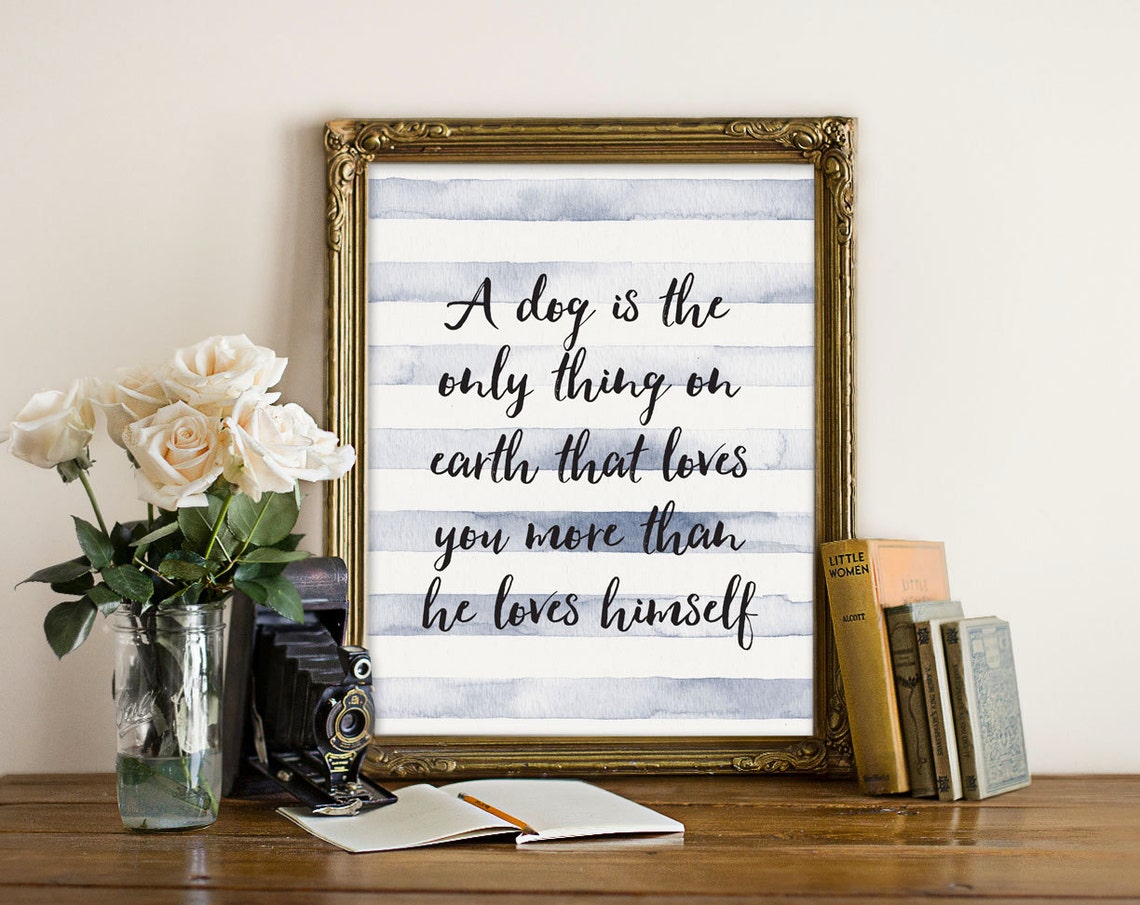 Dog Quote Print Wall Art Quotes Quotes Poster Poster Quote - Etsy
