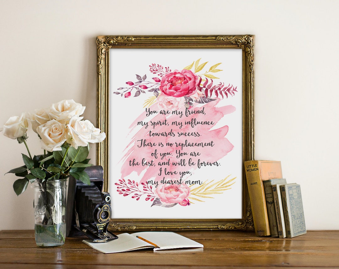 Print for Mom, Wall Art Quotes, Quotes Poster, Poster Quote, Quote ...