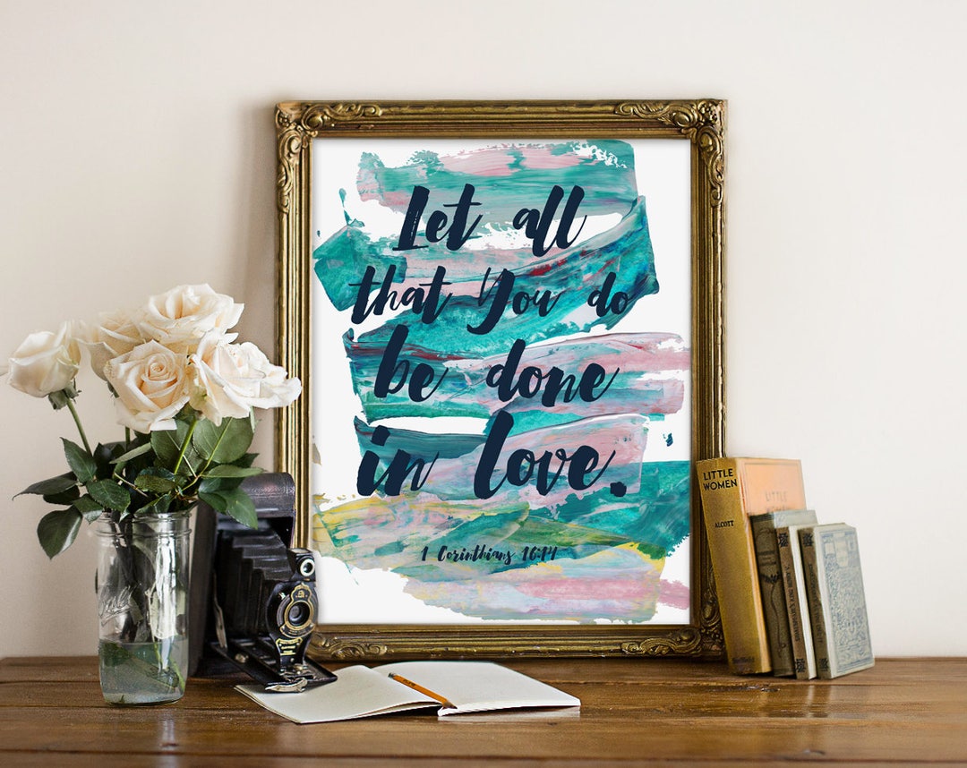 Bible Verse Print, Wall Art Quotes, Quotes Poster, Poster Quote, Quote ...
