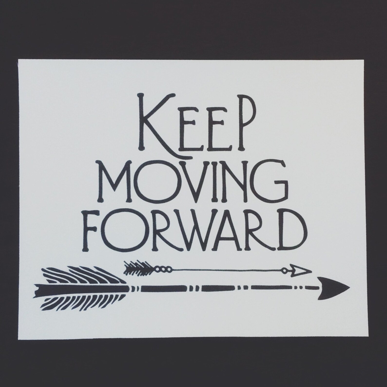 Keep Moving Forward Wall Art Quotes Quotes Poster Poster - Etsy