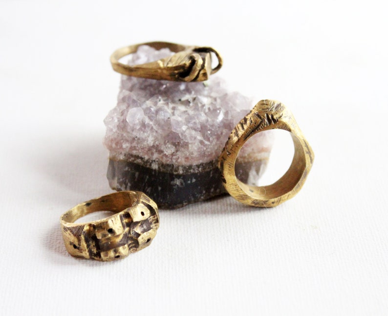 Mens Ring Vintage Chunky Rings Bold Rings Gift for Him - Etsy