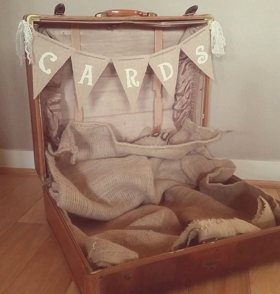 Burlap Cards Banner - Etsy