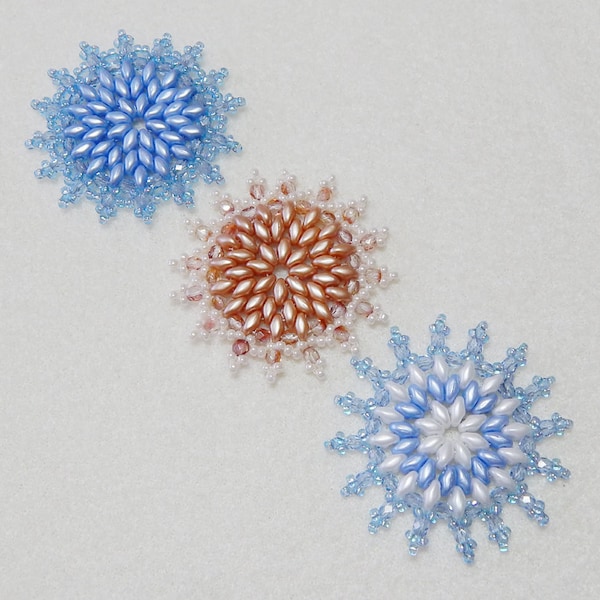 Beaded Snowflake Tutorial - Etsy