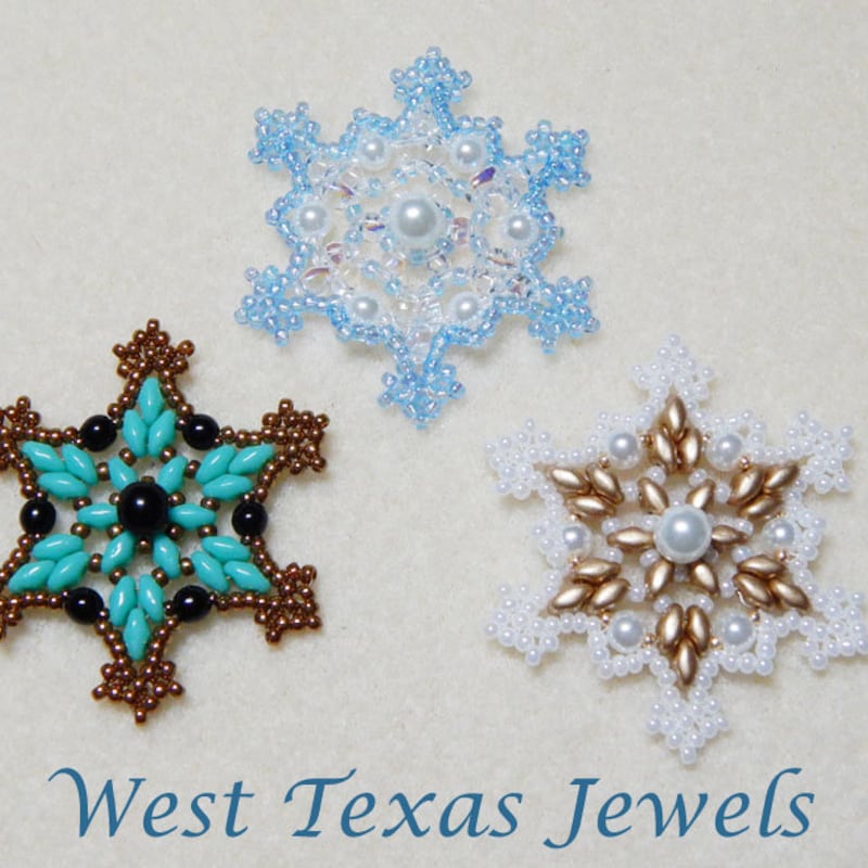 Beaded Snowflake Tutorial - Etsy