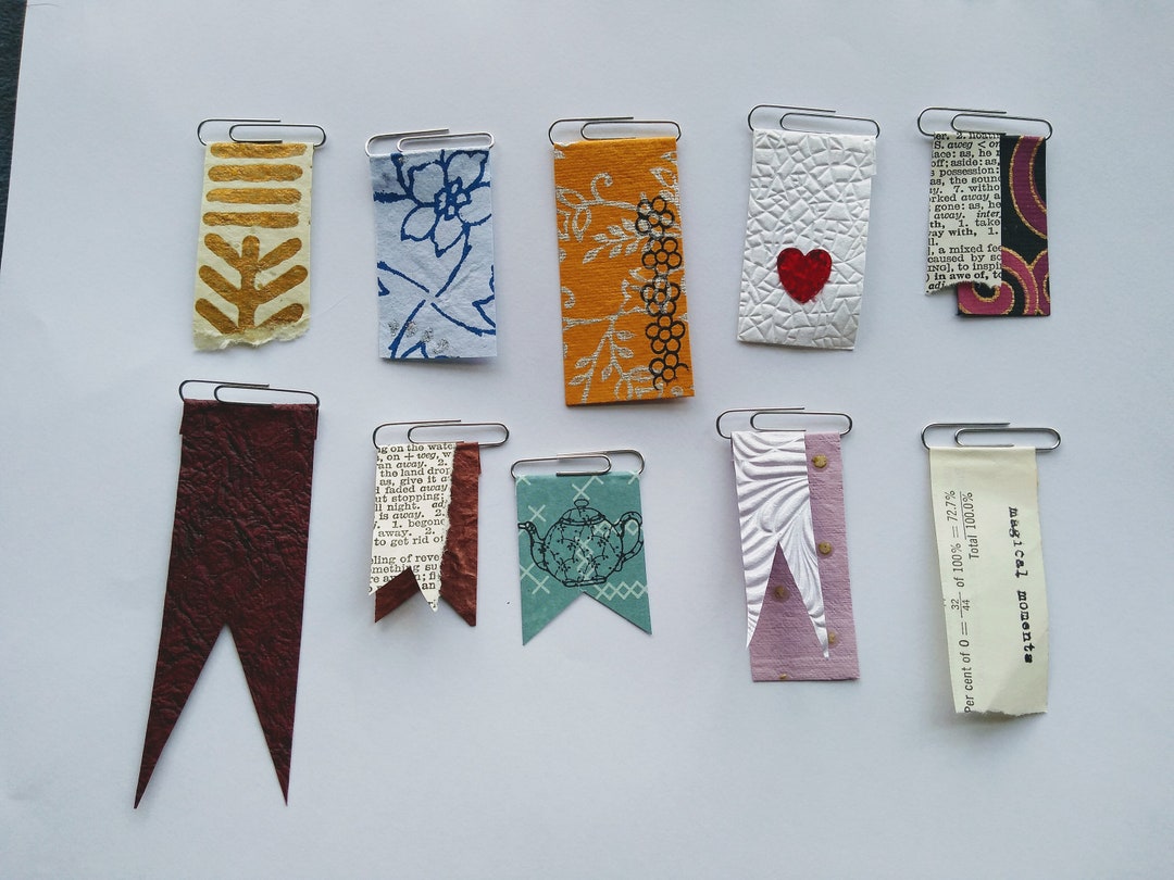 Junk Journal Paperclips, Flags, Junk Journal Embellishments - Etsy
