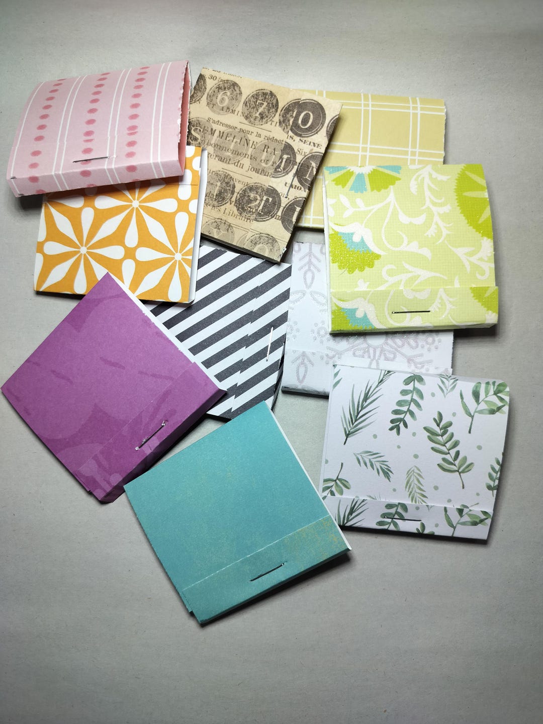 Matchbook Notepads, 10 Pads With 20 Pages Each, Mini Matchbook ...