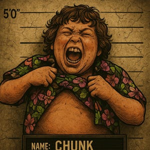 Goonies Mugshot Wall Art, 80s Movie Art Prints, Retro Wall Decor, Mikey ...