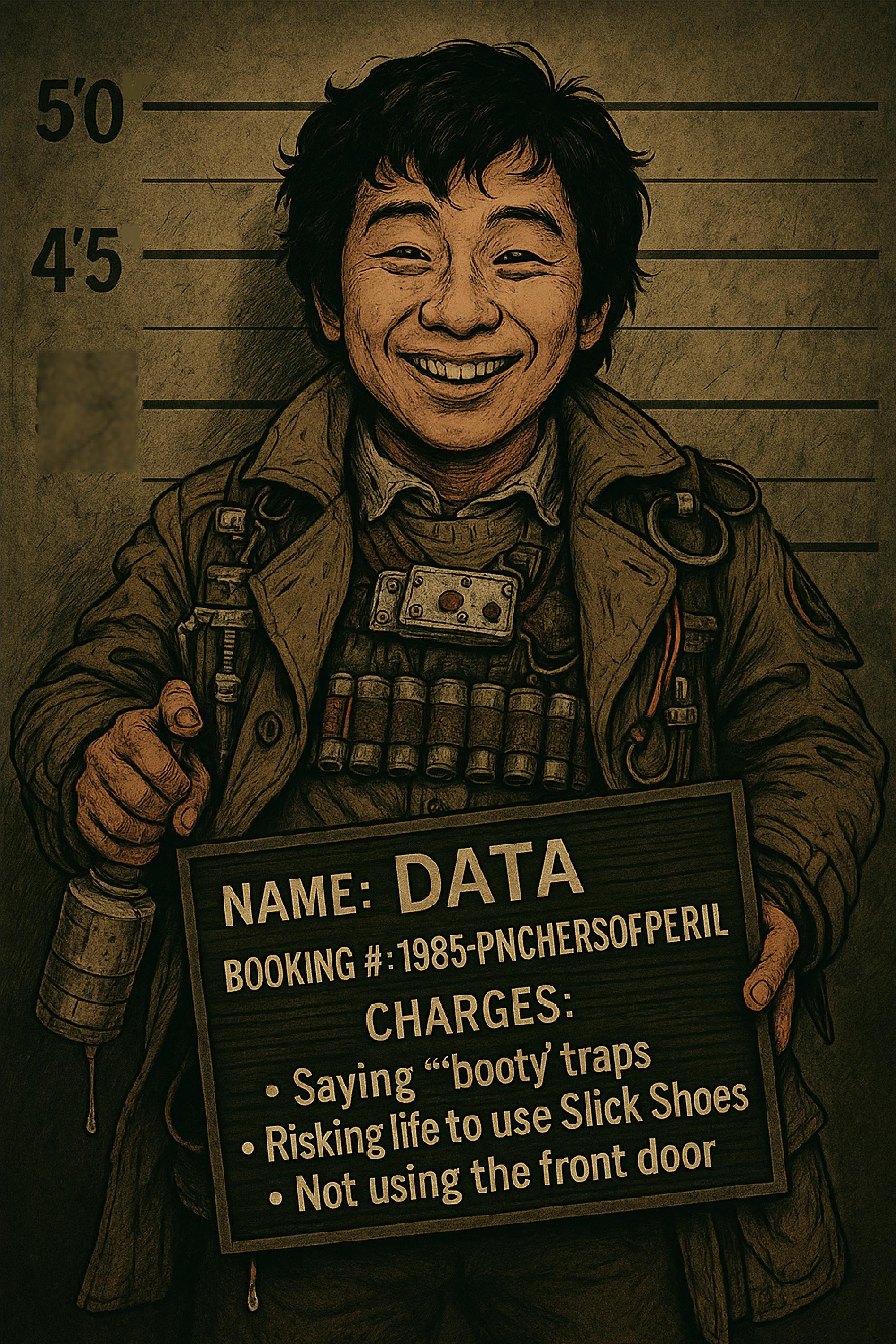 Goonies Mugshot Wall Art, 80s Movie Art Prints, Retro Wall Decor, Mikey ...