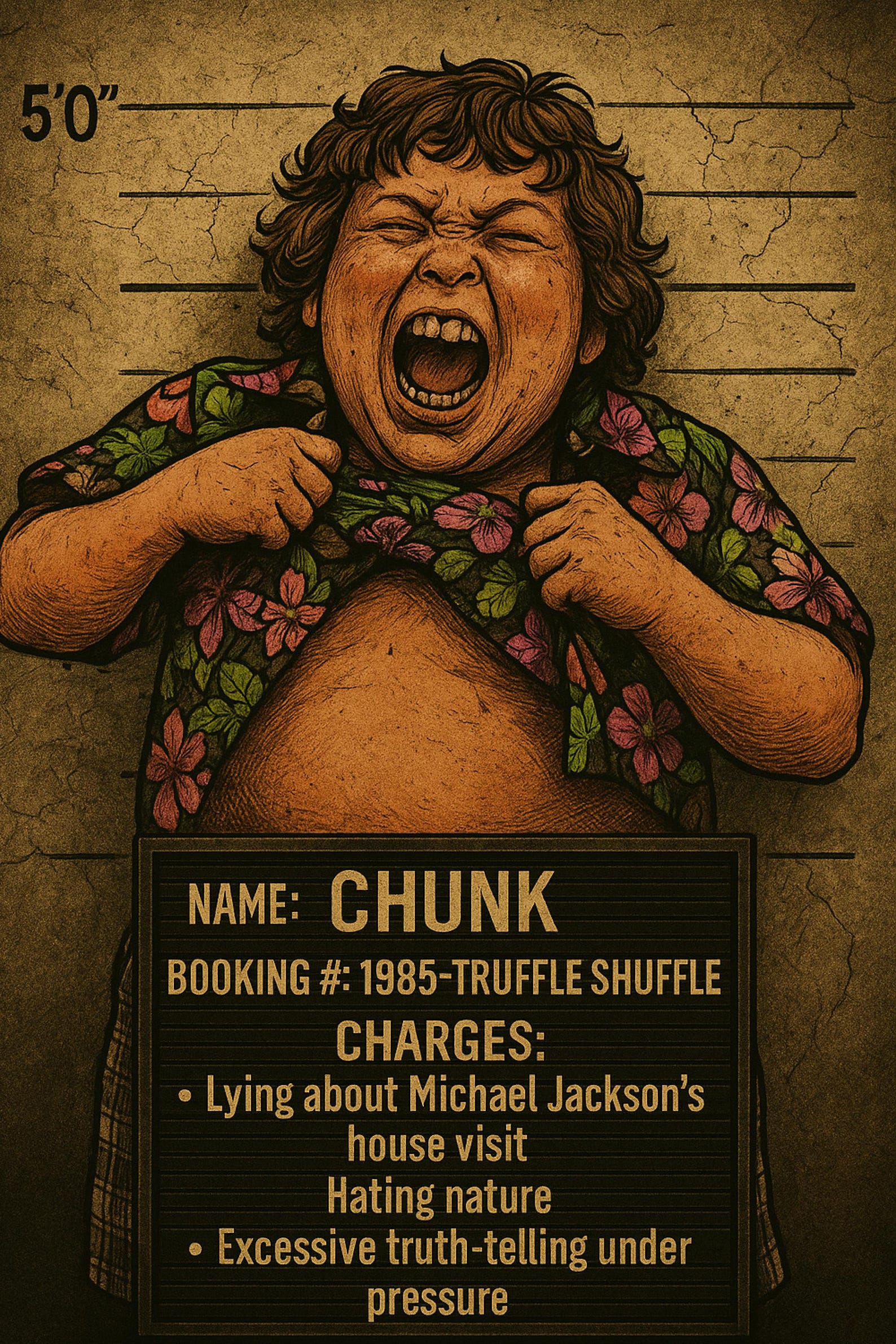 Goonies Mugshot Wall Art, 80s Movie Art Prints, Retro Wall Decor, Mikey ...