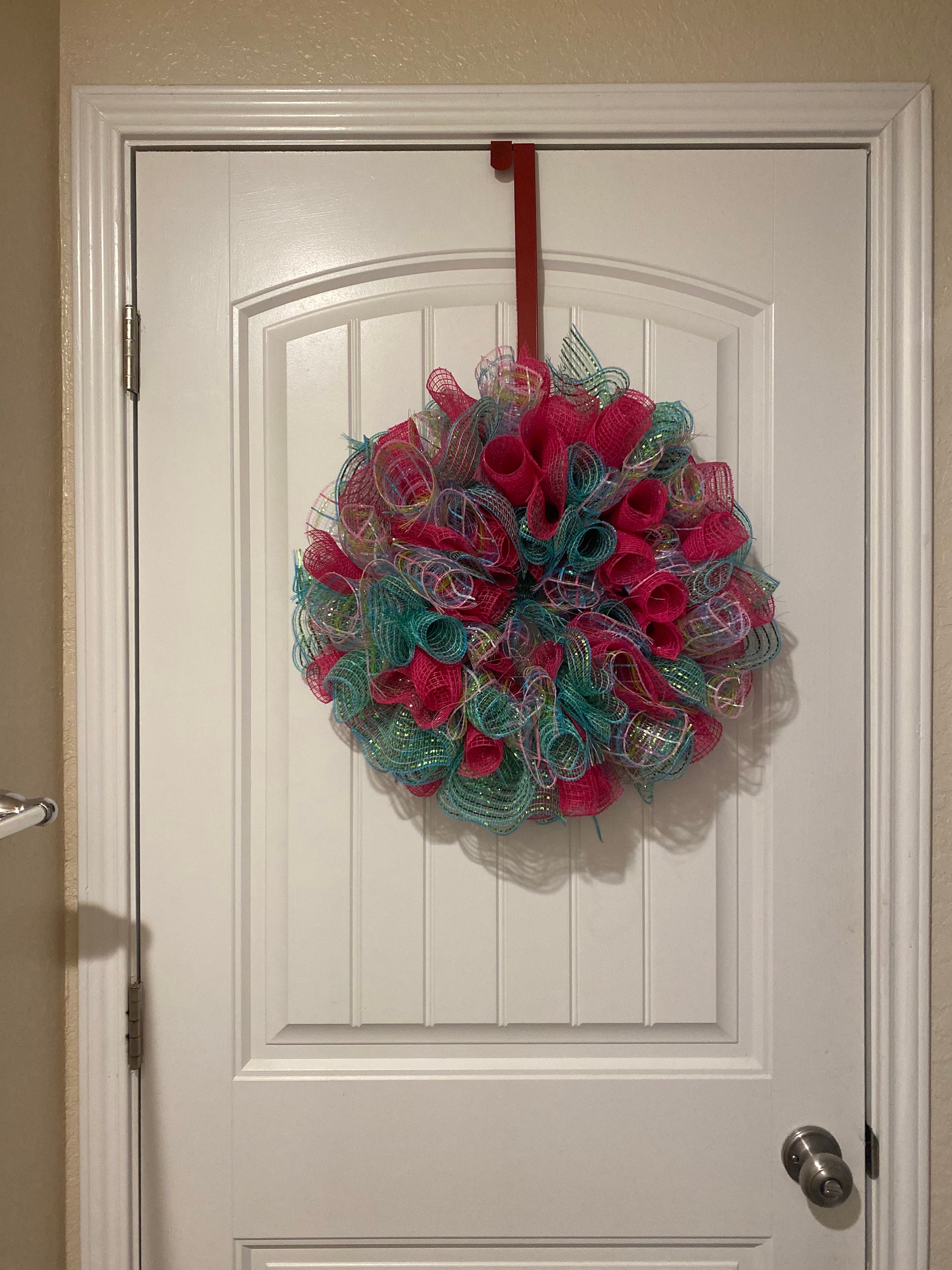 22 DIY Spring Deco Mesh Wreath - Etsy