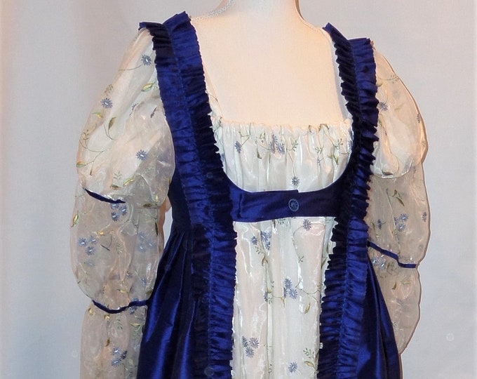 Regency Open Robe_custom ORDER | Etsy