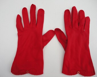 Red gloves | Etsy