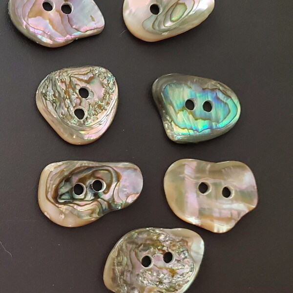 Abalone Buttons - Etsy
