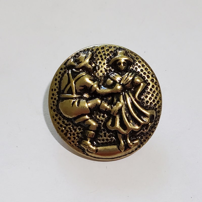 Brass Shank Button - Etsy