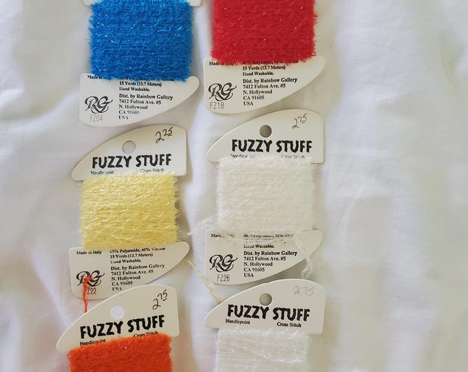 Fuzzy Stuff by Rainbow Gallery Polyamide Viscose Various Colors Crafts ...