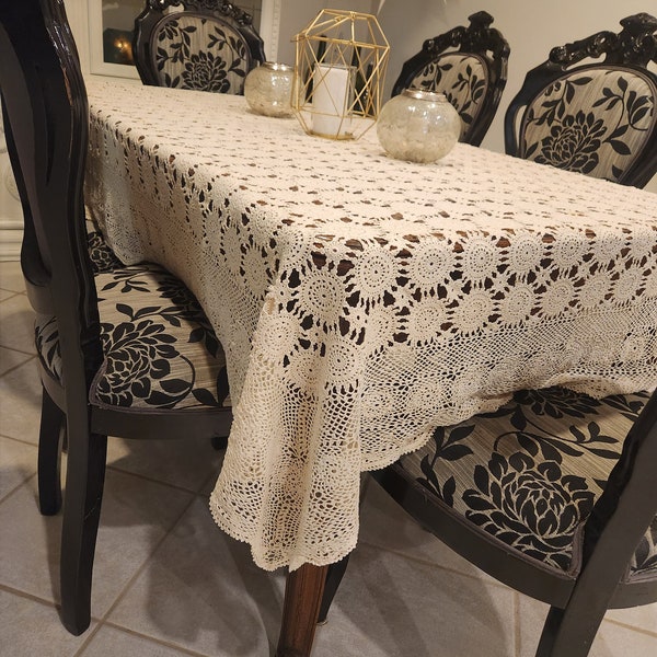 Lace Tablecloth - Etsy