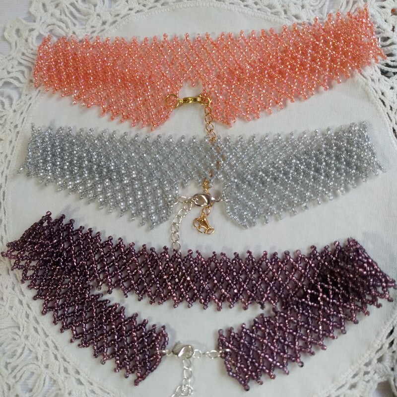Netted Necklace - Etsy