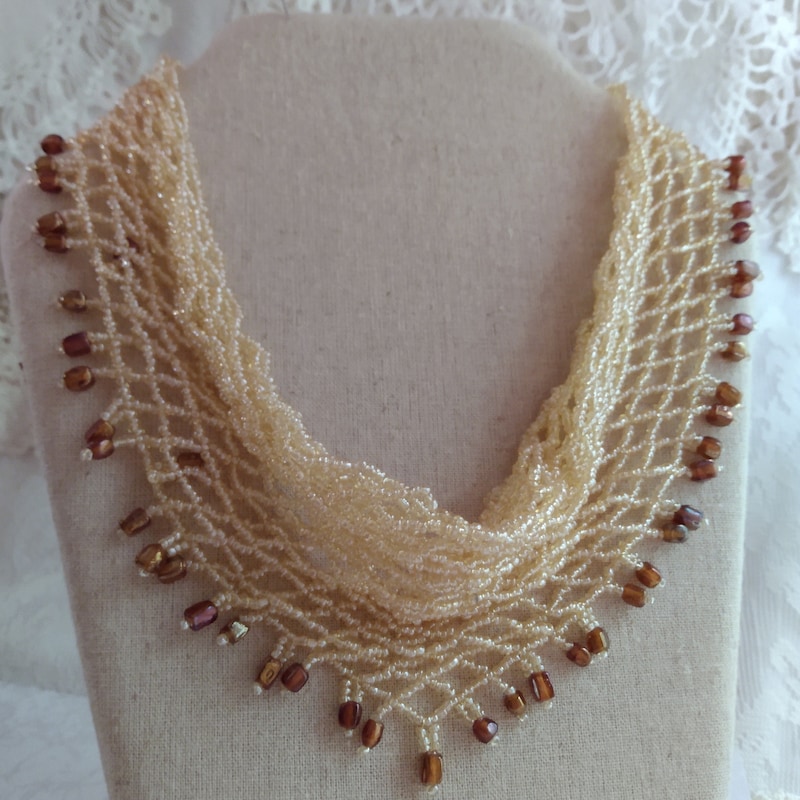 Netted Necklace - Etsy