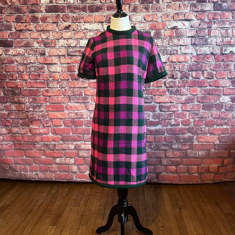 1960s Shift Dress Plaid - Etsy