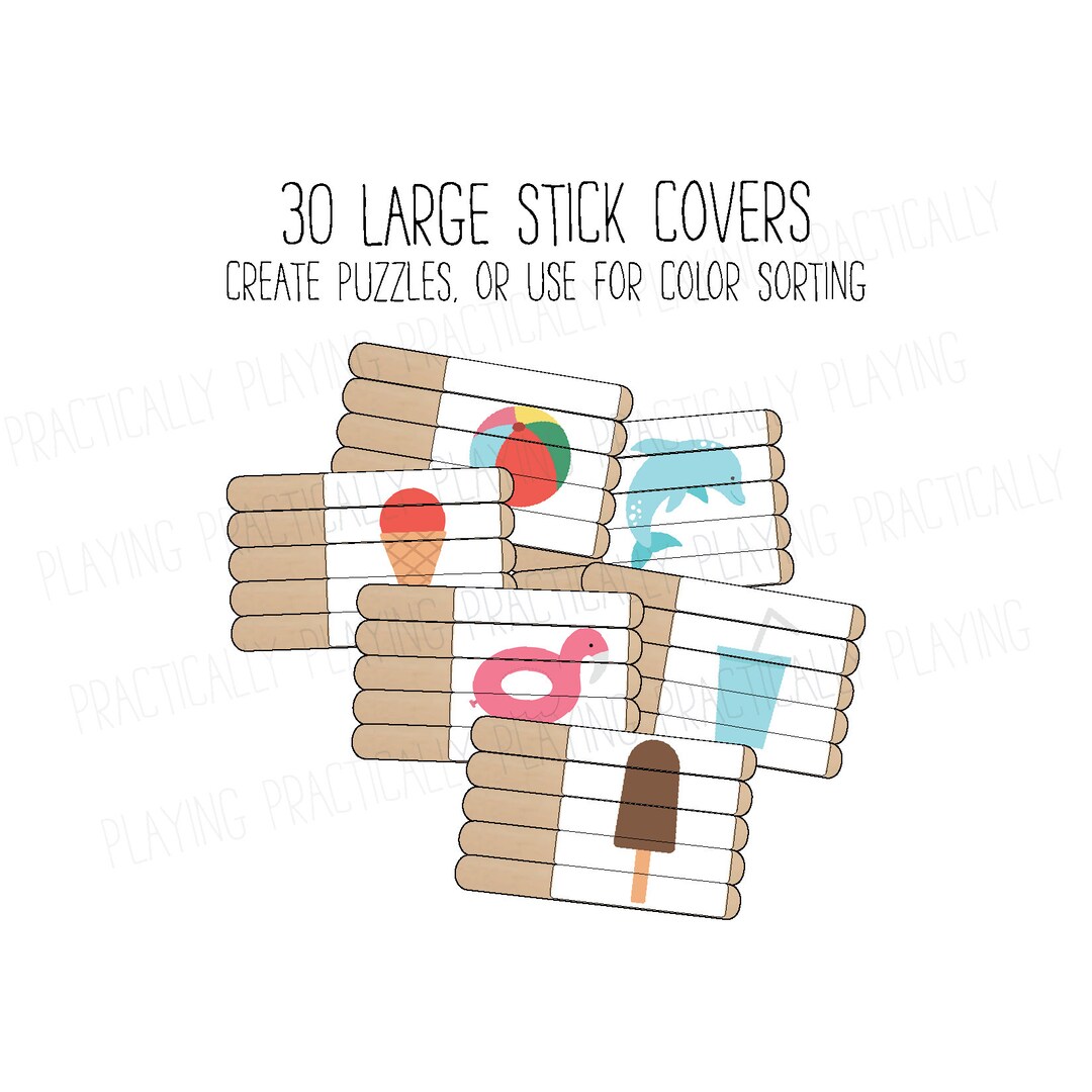 Beach Craft Stick Covers and Toppers - Etsy